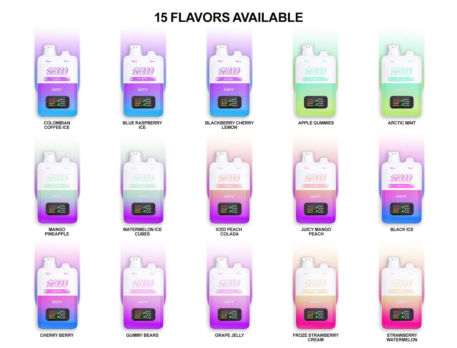 Ξ IJOY SD 22K DUAL TANK LED – Disposable - JohnVapes