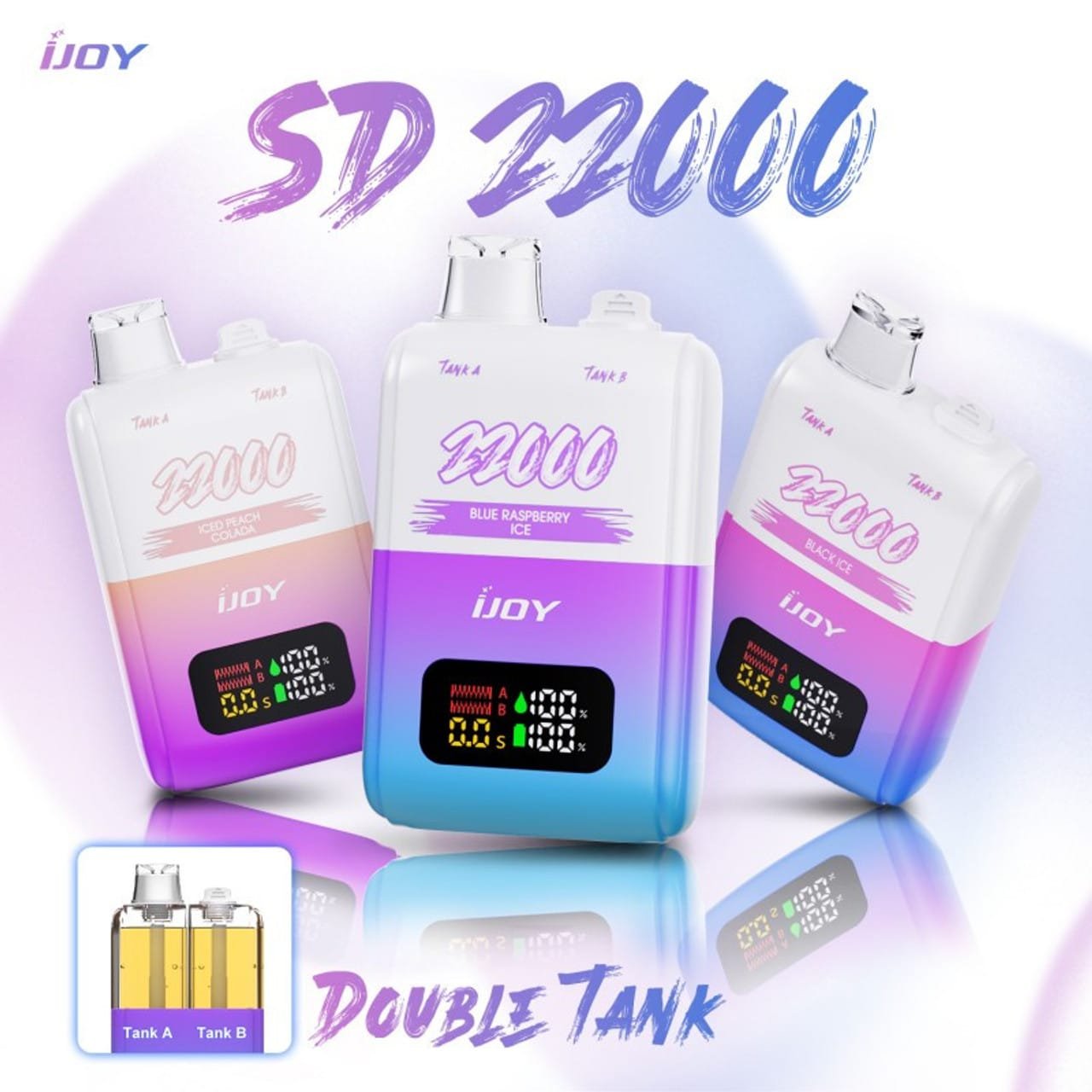 Ξ IJOY SD 22K DUAL TANK LED – Disposable - JohnVapes