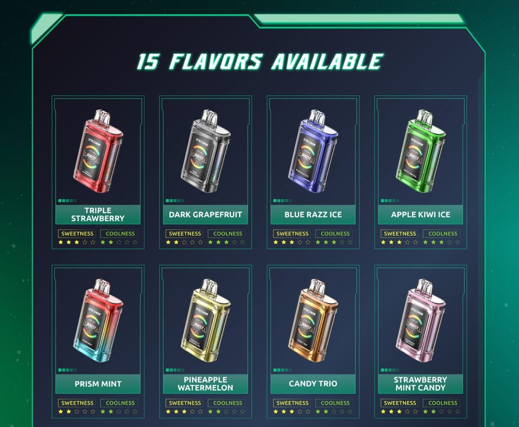 Ξ SPACEMAN PRISM 20K by Smok Full Screen – Disposable - JohnVapes